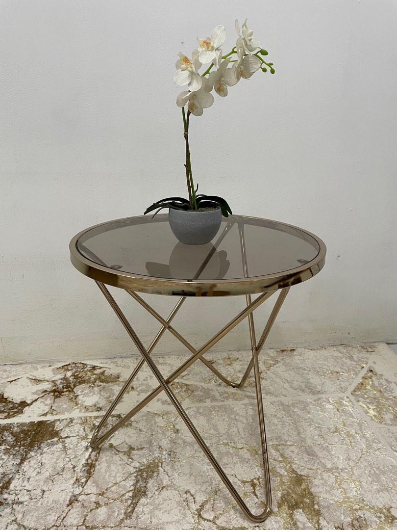 SSF gold table, Furniture & Home Living, Furniture, Tables & Sets on ...