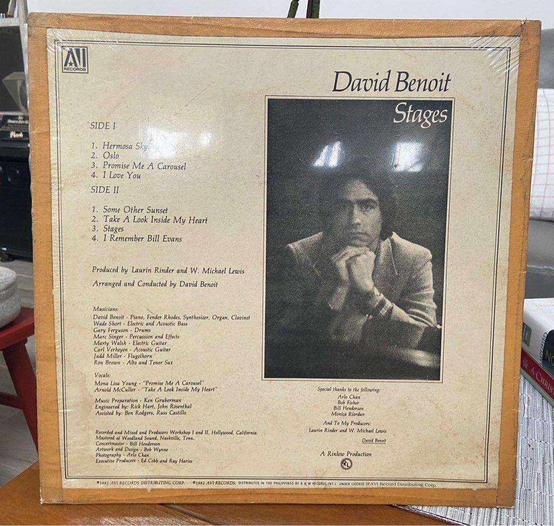 STAGES - David Benoit, Hobbies & Toys, Music & Media, Vinyls on Carousell