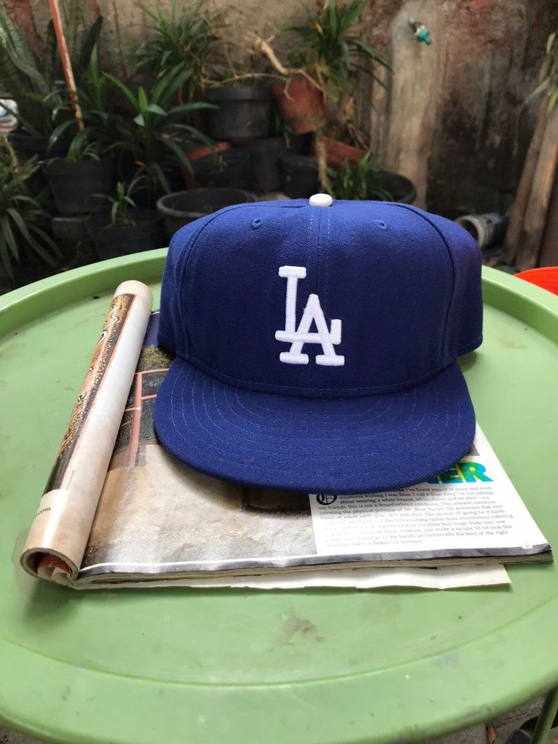 Topi MLB LA Built up, Fesyen Pria, Aksesoris, Topi di Carousell