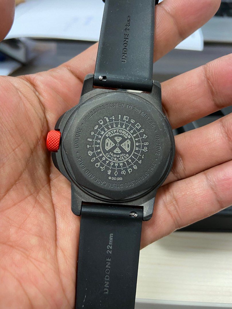UNDONE X SUPERMAN KRYPTONIAN DECRYPTOR, Men's Fashion, Watches ...