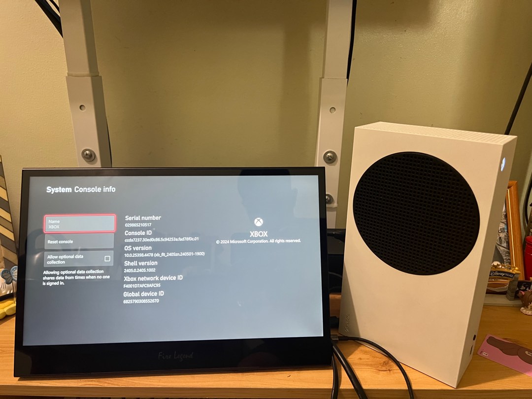 Xbox Series S Portable Monitor Combo, Video Gaming, Video Game Consoles ...