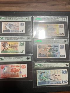 000028 Bird Series Fancy Low Serial No 28 $ 50 Note. D/60 000028 Graded ...