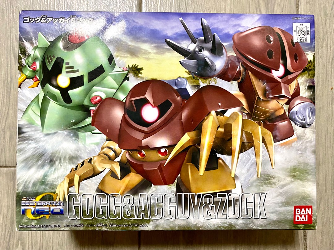 舊版 經典絕版套裝 Gogg & Acguy & Zock BB戰士 愛爾蘭蟹 龜霸 魔蟹 0079 G-Gen SD gundam 高達模型 ...