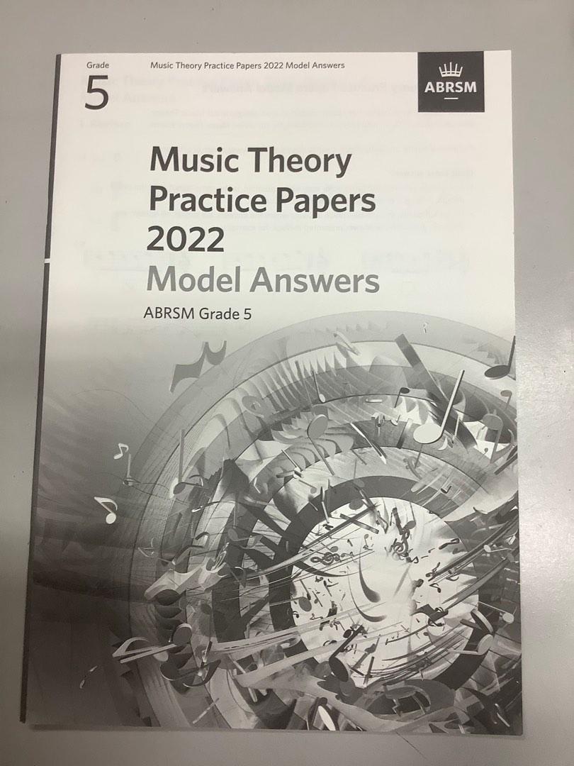 ABRSM Grade 5 Music Theory Model Answer, 興趣及遊戲, 書本 & 文具, 教科書 - Carousell