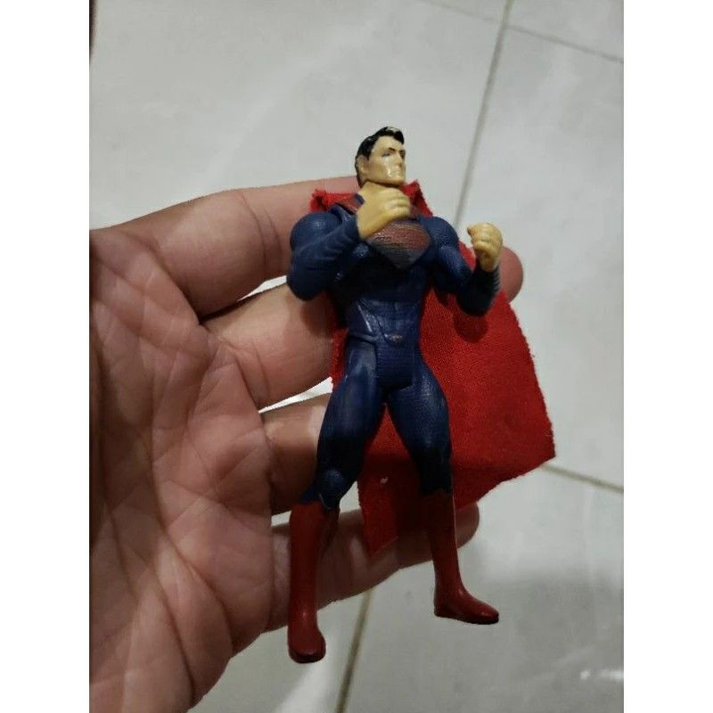 ACTION FIGURE SUPERHERO SUPER HERO SUPERMAN SUPER MEN ORIGINAL ASLI DC ...