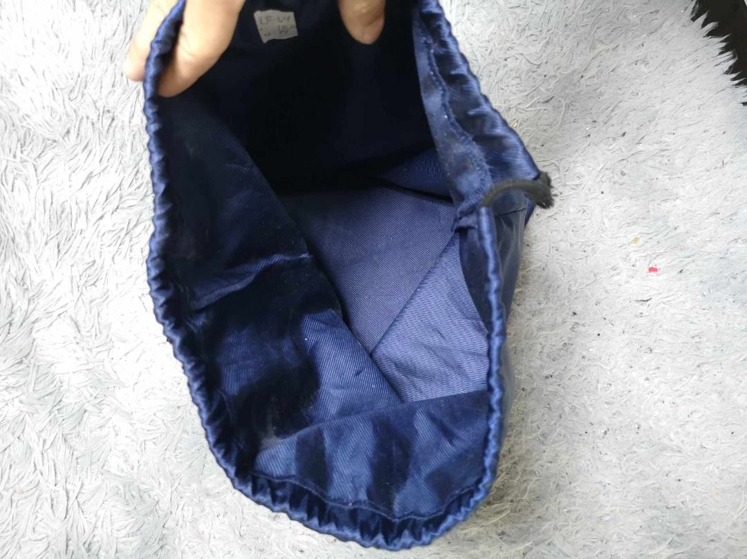 Asics Blue Draw String Pouch, Men's Fashion, Bags, Belt bags, Clutches ...