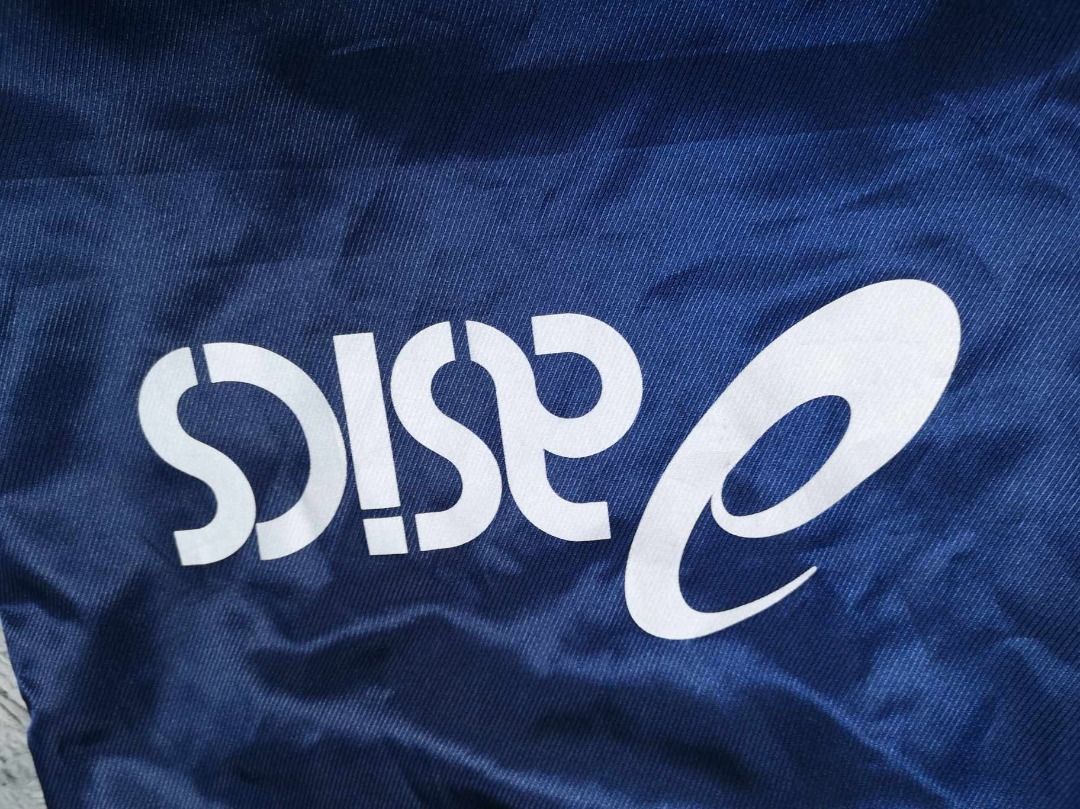 Asics Blue Draw String Pouch, Men's Fashion, Bags, Belt bags, Clutches ...