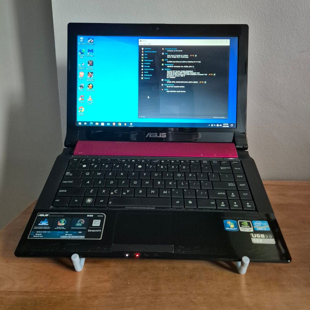 Asus i5 2nd gen n43sl laptop 4gb ram no ssd no charger, Computers ...