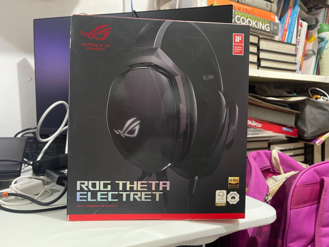 ASUS ROG Theta Electret, Audio, Headphones & Headsets on Carousell