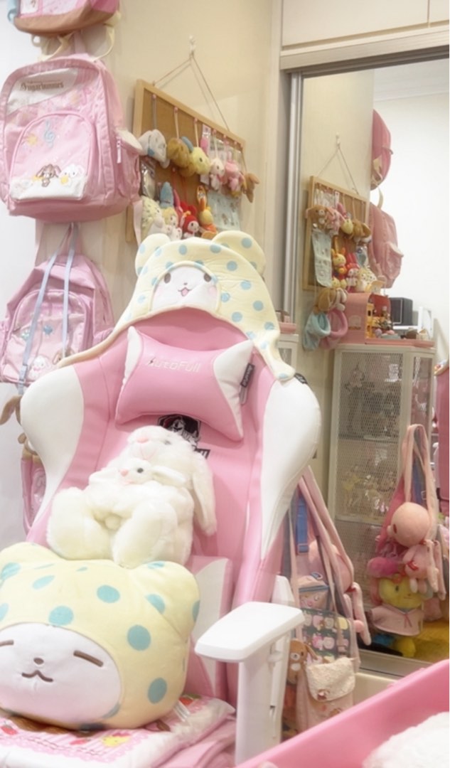 autofull bunny edition pink gaming chair sanrio y2k fairycore ...