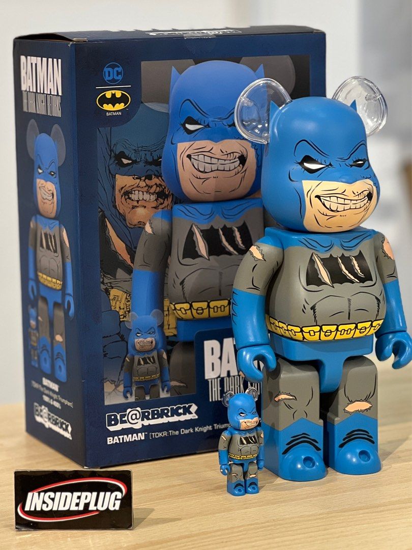 Bearbrick Batman Hush Version 400% & 100%, Hobbies & Toys, Toys & Games ...