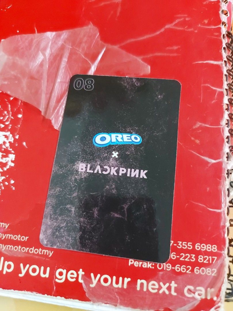 Blackpink lisa oreo card, Hobbies & Toys, Collectibles & Memorabilia, K ...
