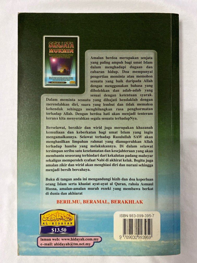BUKU SENJATA MUKMIN, Hobbies & Toys, Books & Magazines, Religion Books ...