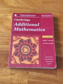 Cambridge IGCSE™ and O Level Additional Mathematics Coursebook Paperback Second Edition, Hobbies ...
