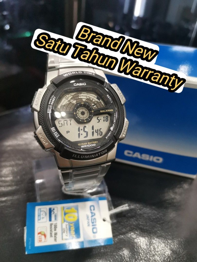 Casio Digital Watch World time, Men's Fashion, Watches & Accessories ...