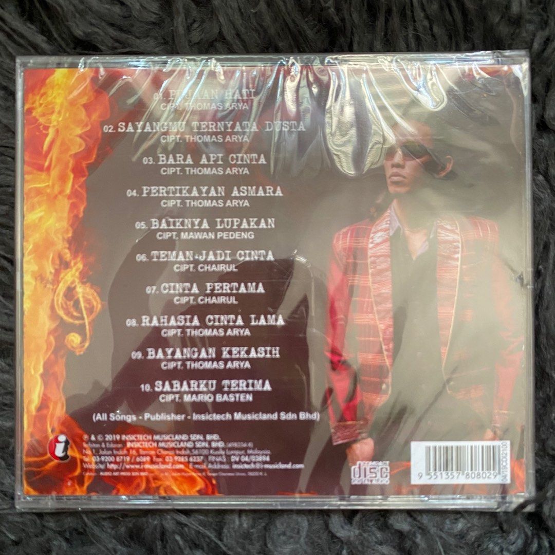 CD THOMAS ARYA Pujaaan Hati, Hobbies & Toys, Music & Media, CDs & DVDs on Carousell