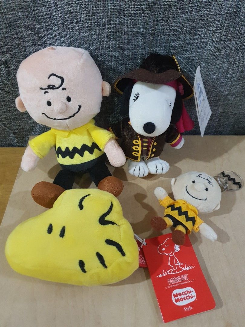 Charlie Brown Snoopy and Friend 4pc plush combo, Hobbies & Toys, Toys ...
