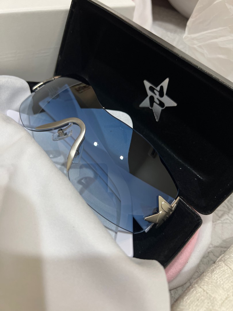 cyber y2k VEGA in WHITE delics world glasses emo goth grunge kawaii ...
