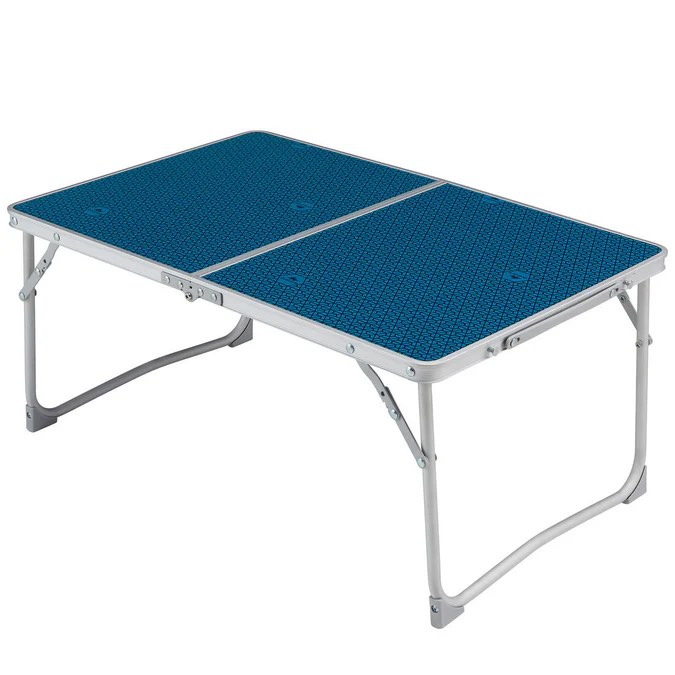 Decathlon LOW FOLDING CAMPING TABLE - MH100 - BLUE, Furniture & Home ...