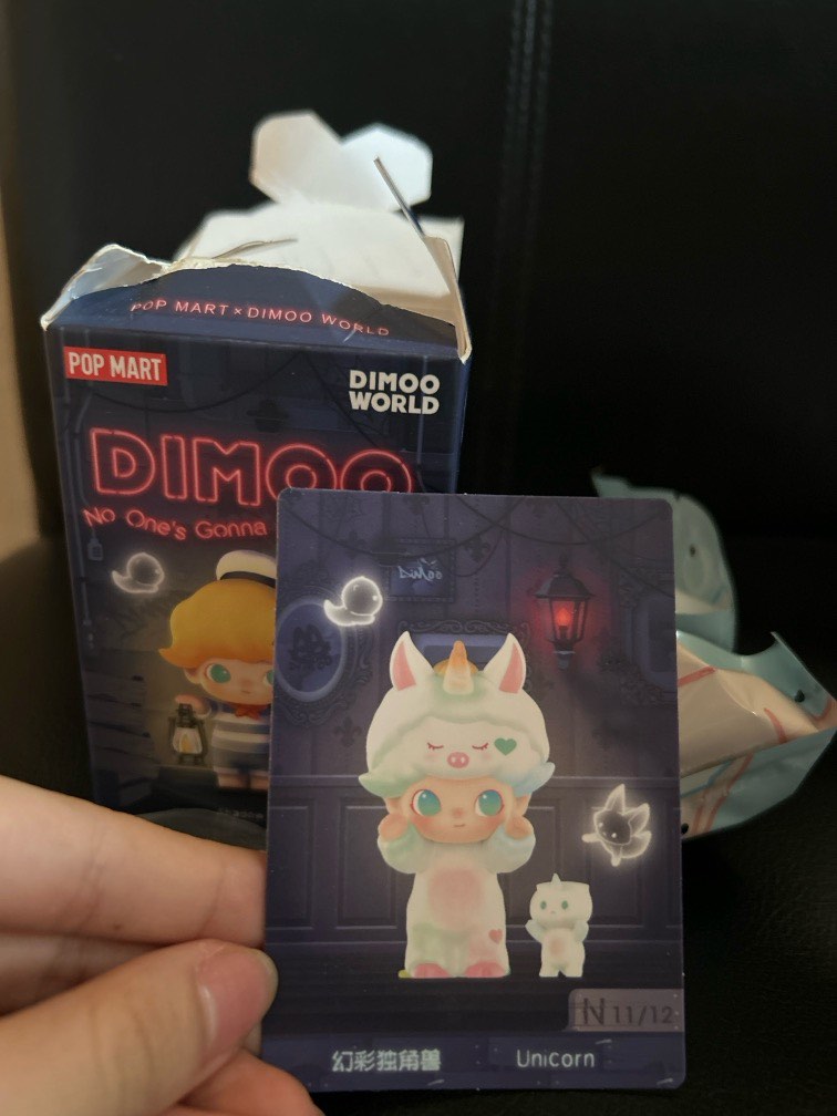 Dimoo 幻彩獨角獸 Unicorn Popmart No one’s gonna Sleep Tonight Series Figures ...