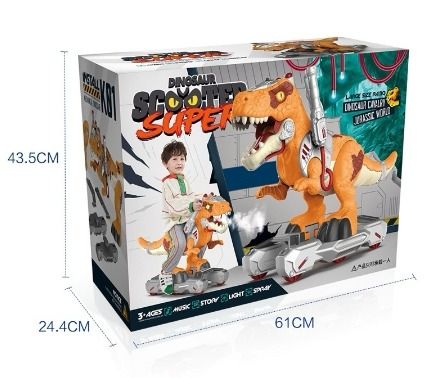 Dinosaur Super Scooter Cavalry Jurassic World Kick Scooter, Hobbies ...