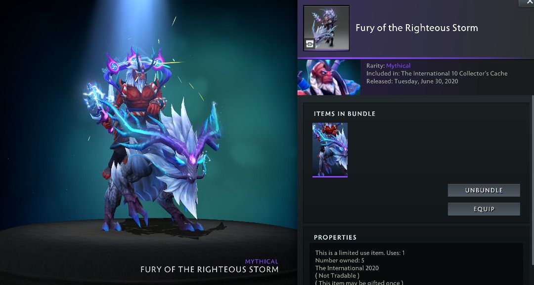 Dota Dota2 The International 10 Collector's Cache Origin of the Dark ...