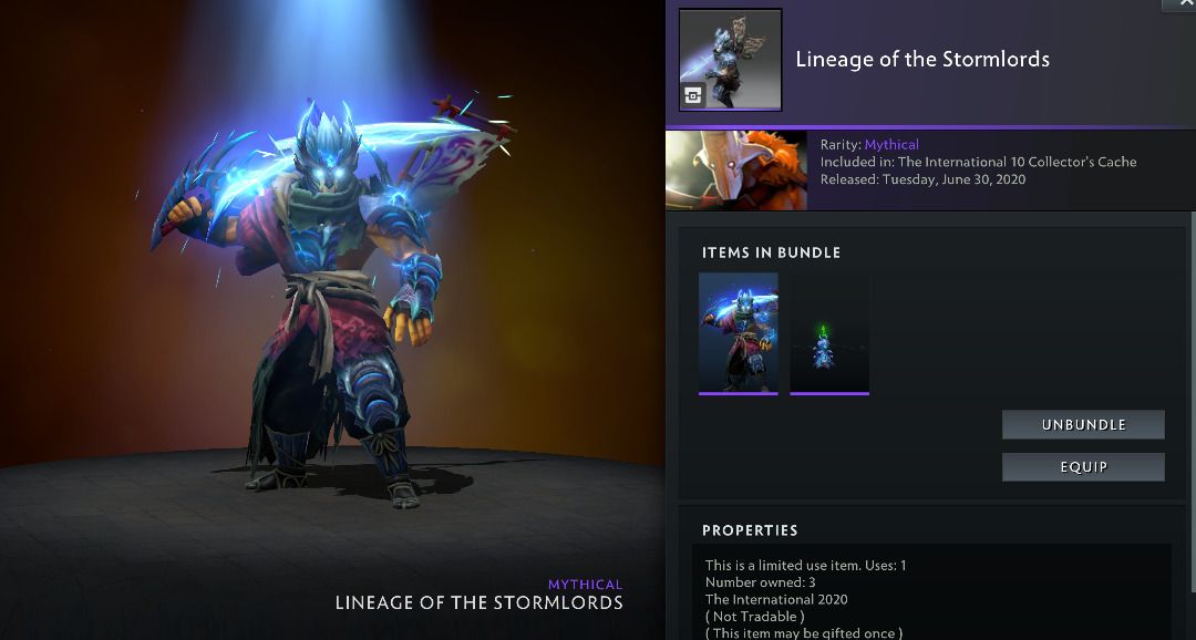 Dota Dota2 The International 10 Collector's Cache Origin of the Dark ...