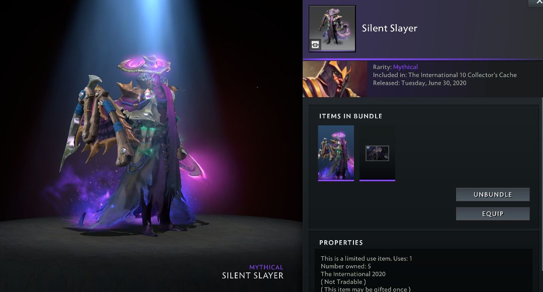 Dota Dota2 The International 10 Collector's Cache Origin of the Dark ...