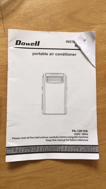 Dowell PA-12K18A Portable Air conditioner 1.5HP aircon air con, TV ...