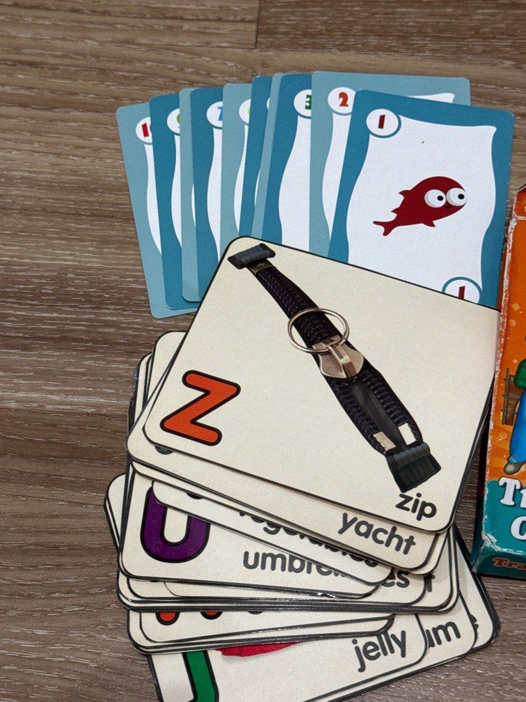 Flash cards alphabets number transport bundle, Hobbies & Toys, Books ...