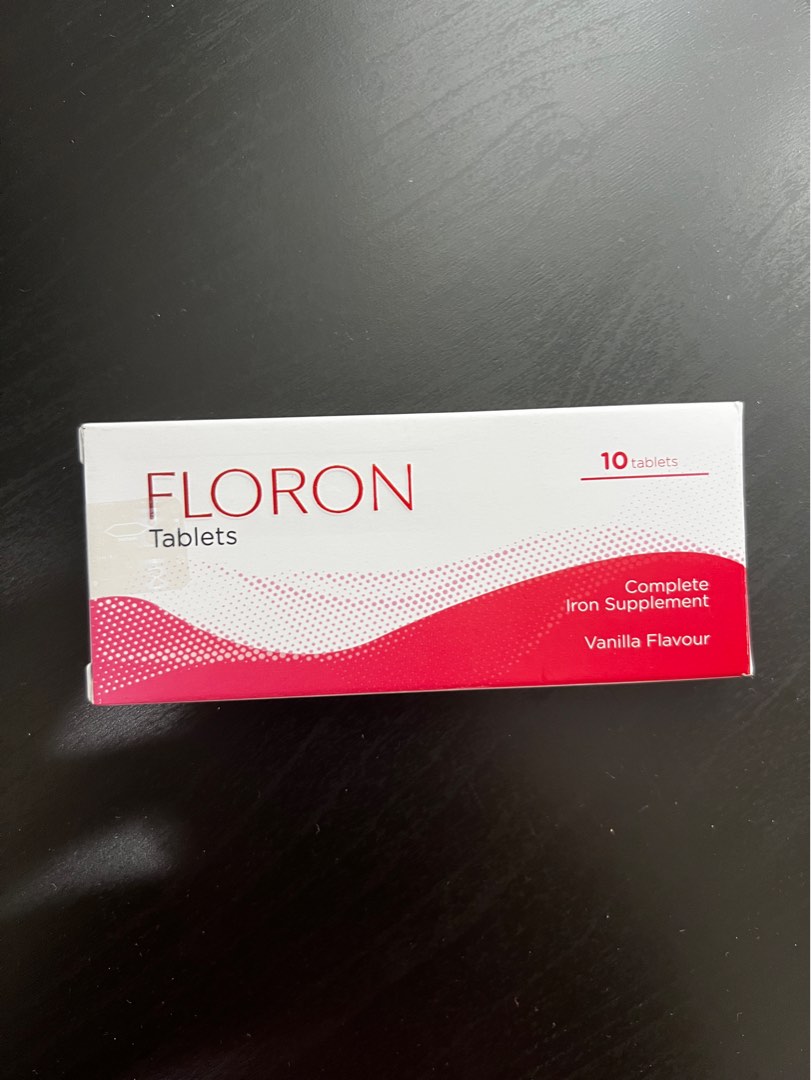 Floron Tablets, Complete Iron Supplement, Health & Nutrition, Health ...