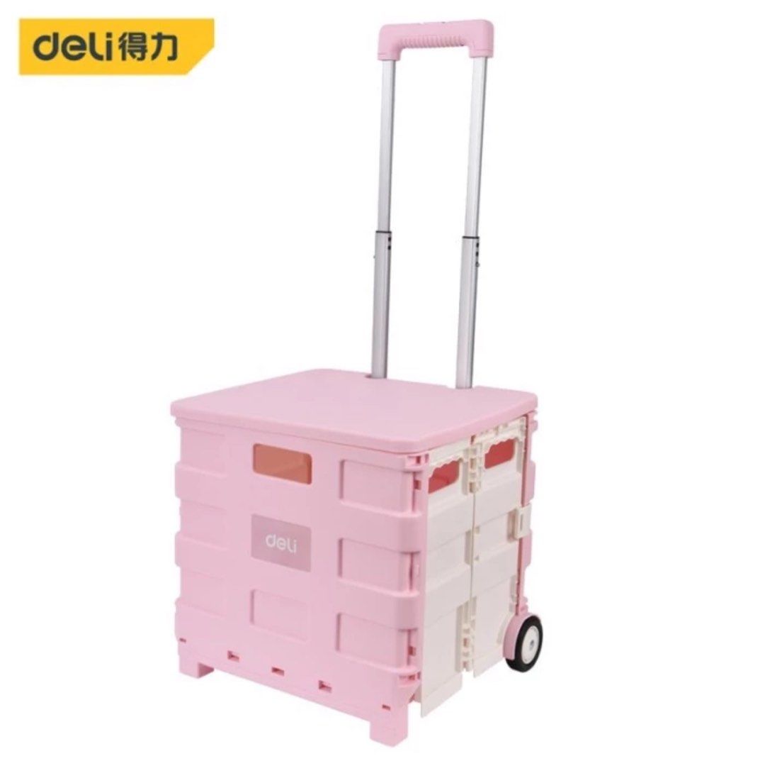 Gerobak Trolley Roda dorong 45L — Deli Flat Cart, Perabotan Rumah di ...