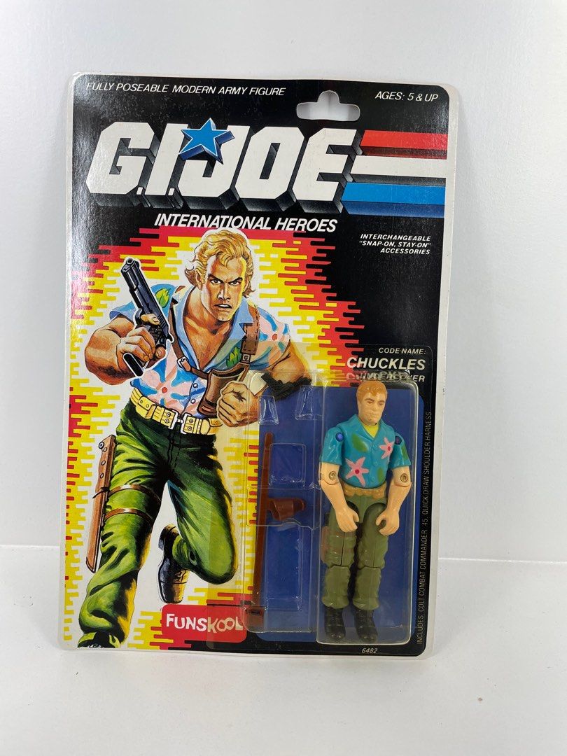 GI JOE INTERNATIONAL HEROES UNDERCOVER CHUCKLES ,RUSSIAN FUNSKOOL card ...