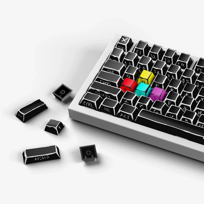 GPBT Sketch Keycaps, Computers & Tech, Parts & Accessories, Computer ...