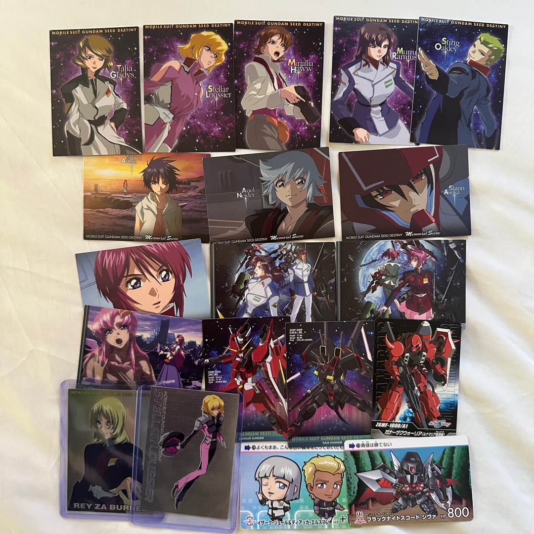 Gundam SEED Destiny / Gundam SEED Freedom Cards, Hobbies & Toys ...