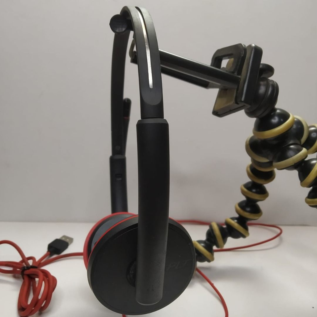 HeadPhone Plantronics Blackwire C320 Headset Stereo Bass Microphone USB ...