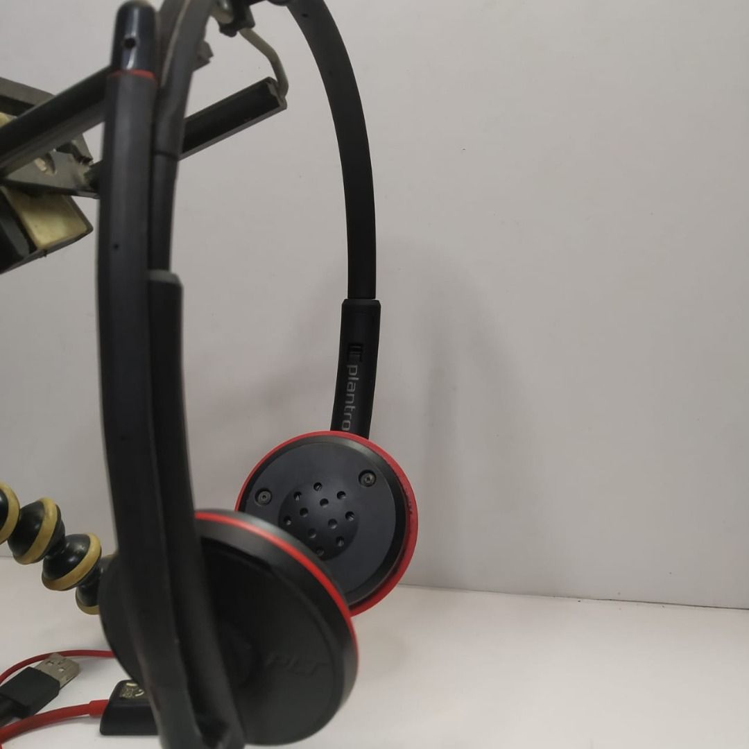 HeadPhone Plantronics Blackwire C320 Headset Stereo Bass Microphone USB ...