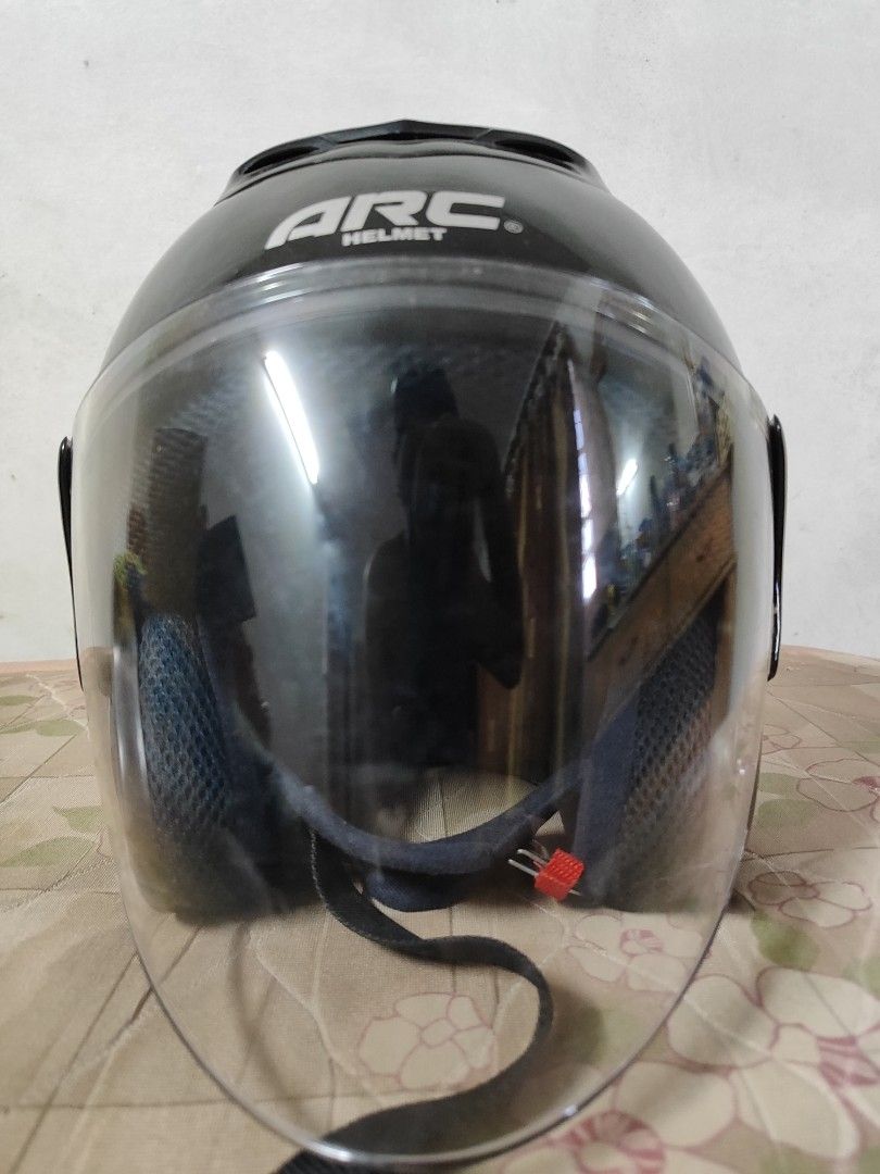 Helmets ARC RITZ MODERN BLACK, Auto Accessories on Carousell