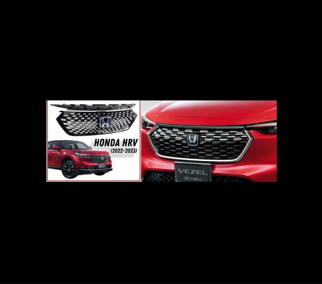 Honda Vezel HRV RS Diff Design Sport Diamond New Front Grille Sport ...