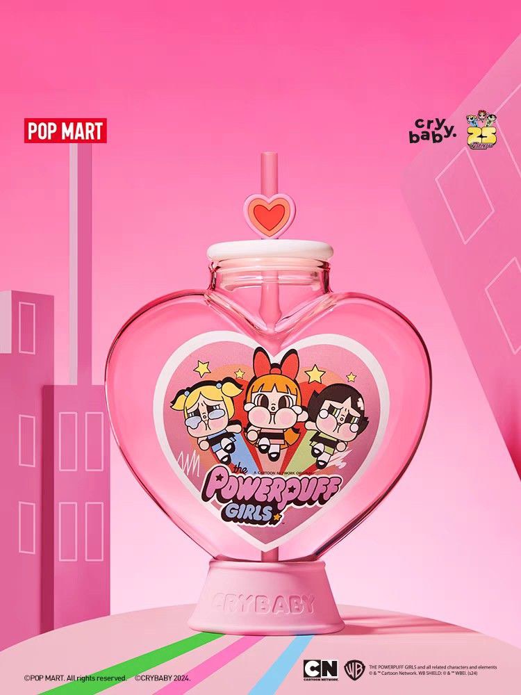 [INSTOCK] Popmart Crybaby x Powerpuff Girls PPG Series Heart Shape ...