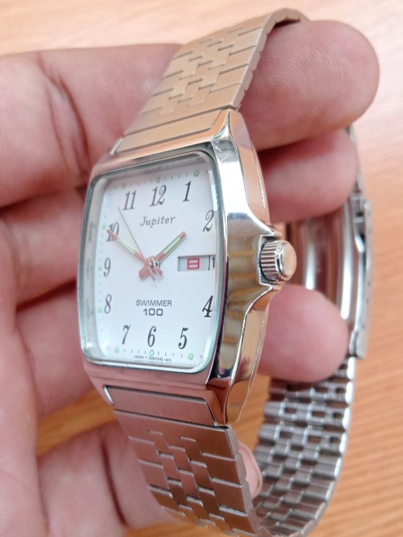 Jam ORIENT tank Jupiter swimmer 100 Japan JDM like NOS no Seiko citizen ...