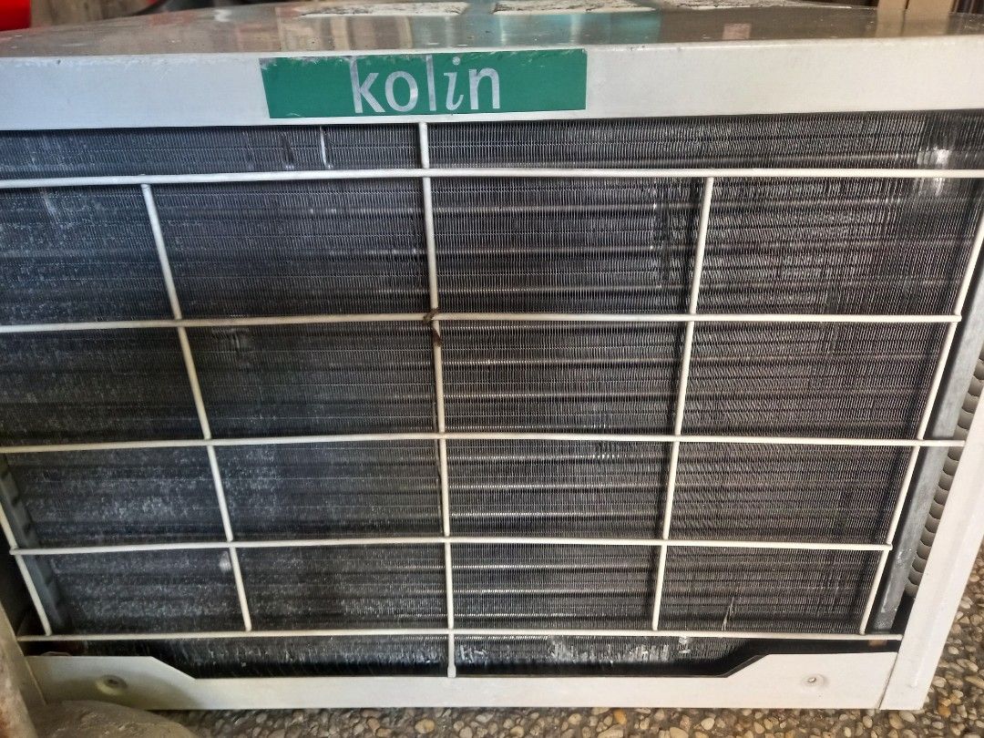 KOLIN window type 1 hp non-inverter, TV & Home Appliances, Air ...