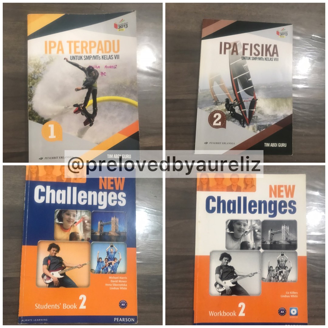 Kumpulan Buku Belajar (New Challenges Students’ Book & Workbook) + Buku ...