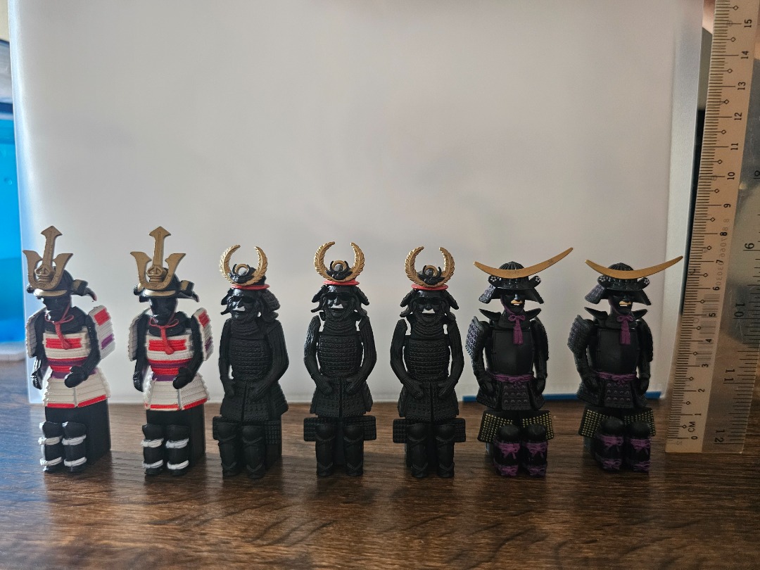 Miniature Samurai figurines, Hobbies & Toys, Toys & Games on Carousell