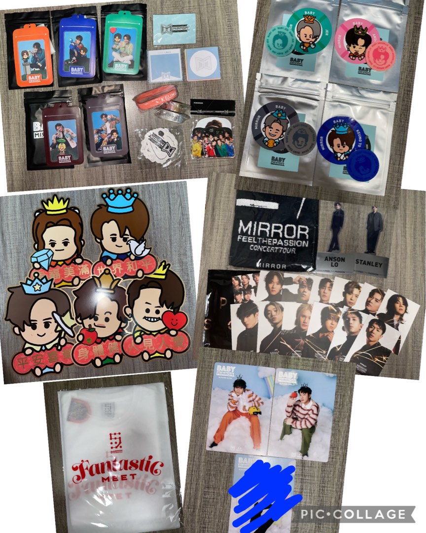 包郵‼️全新Mirror 週邊產品 （Edan/ Anson Lo AL /lan/ 姜濤 Keung To KT / AK / Jer / Jeremy /Tiger / Frankie ...