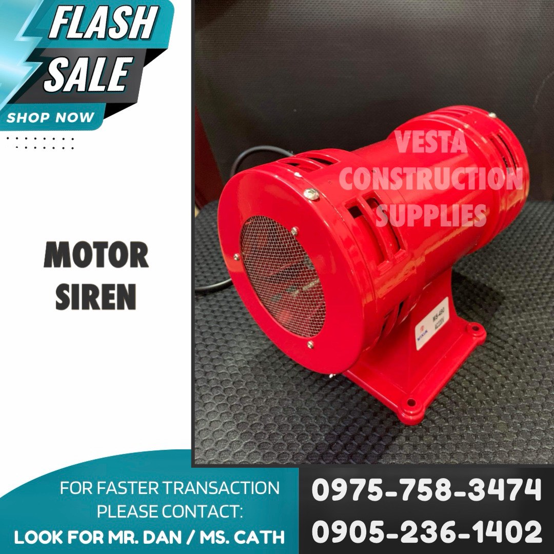 Motor Siren, Commercial & Industrial, Construction Tools & Equipment on ...