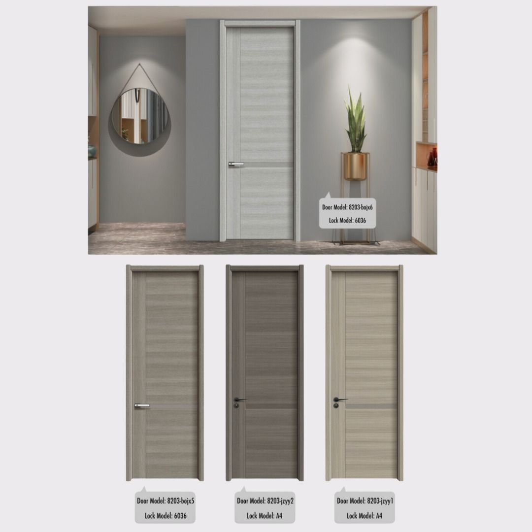 (New 2024 Launch Design) Carbon Fibre Door / HDB BTO Door and Gate ...