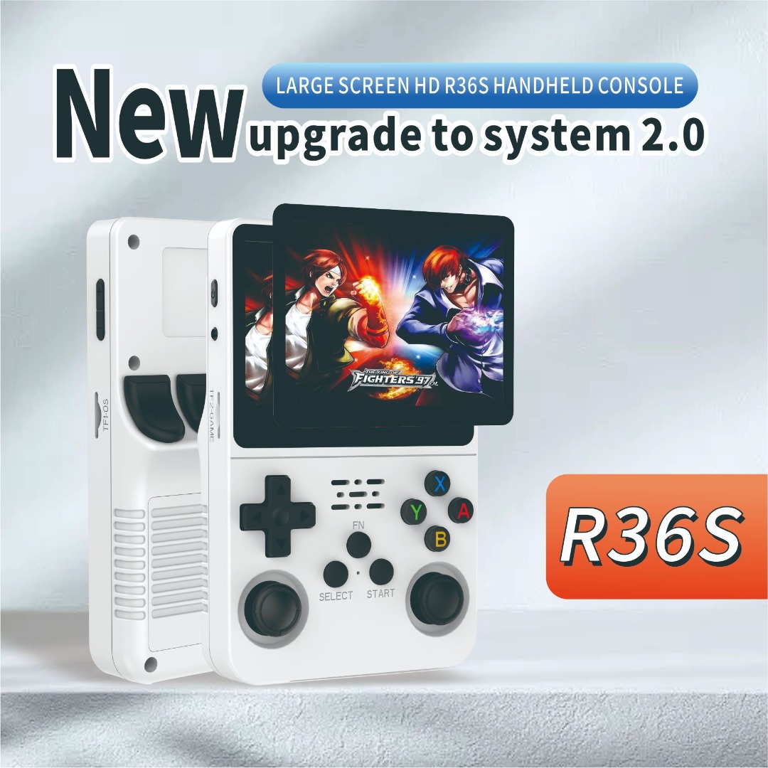 【New】R36S Retro Handheld Video Game Console Linux System 3.5 Inch IPS ...