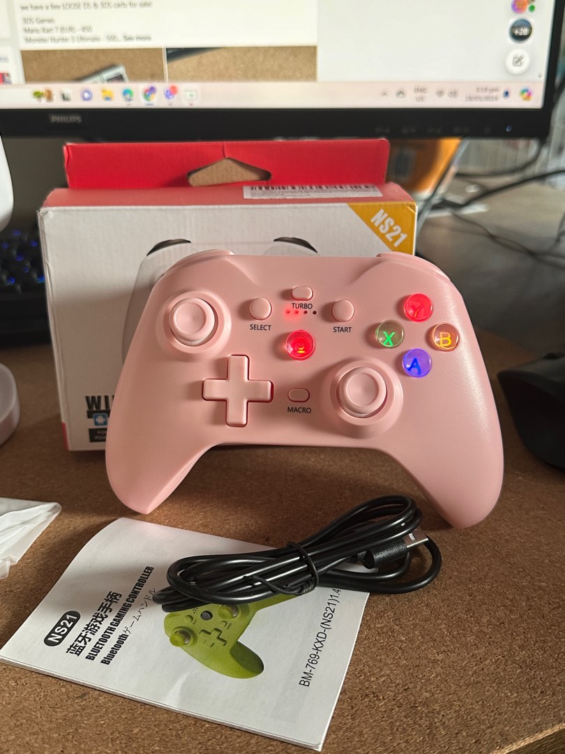 NS21 Wireless Controller Nintendo Switch PC PS3 PS4 Android, Video ...