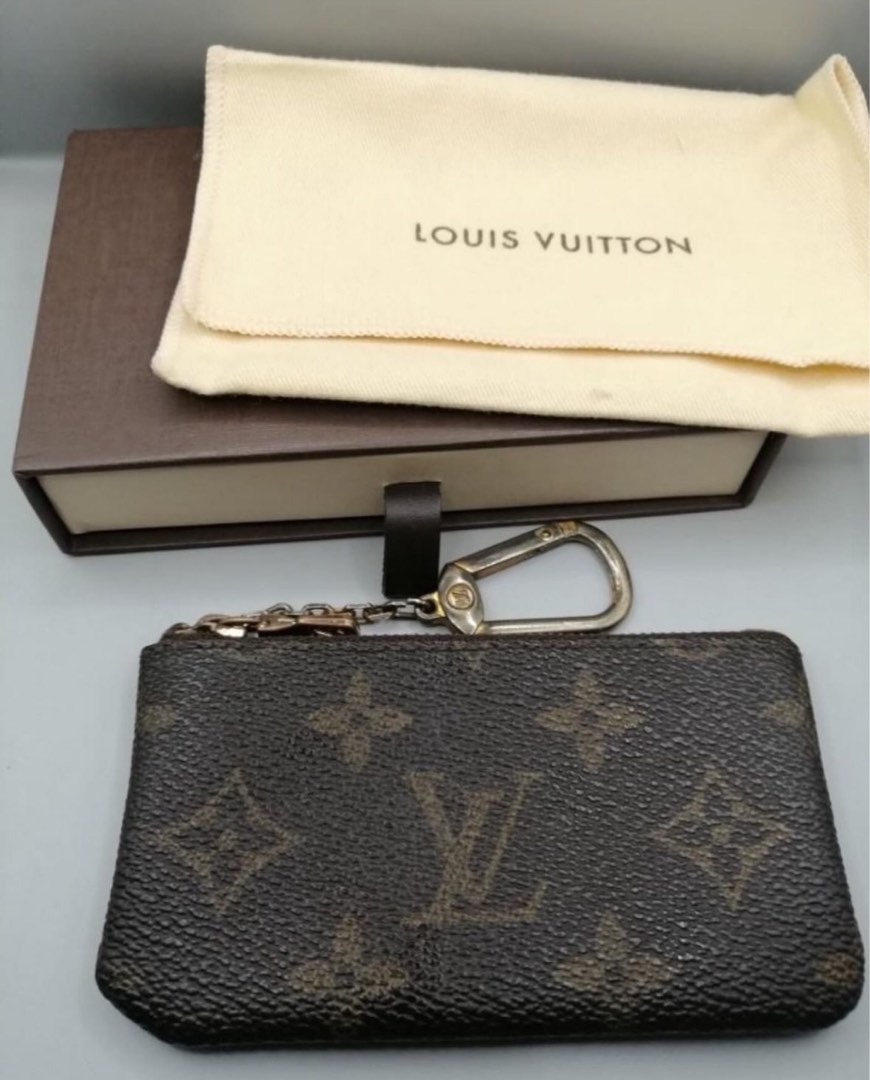 Original Louis Vuitton Key Cles Pouch Denim LV, Luxury, Bags & Wallets ...